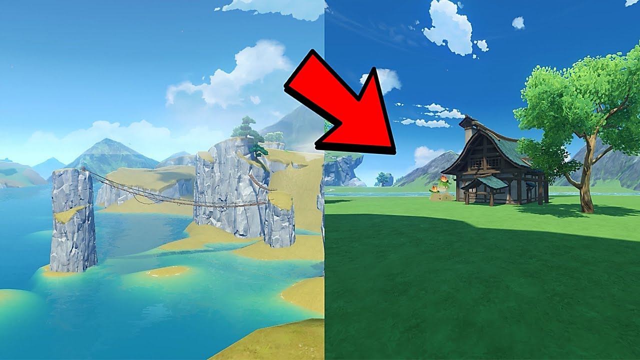 visiting suspicious Place in genshin Impact - YouTube