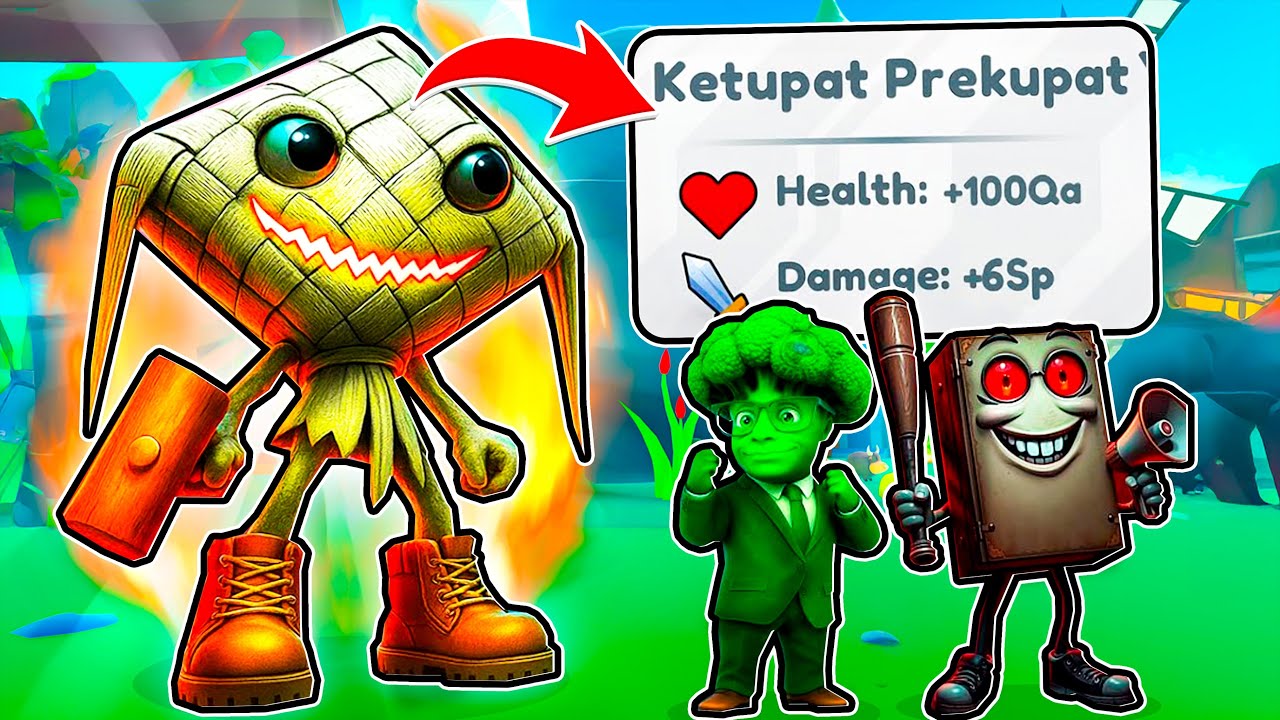 Unlocking MAX LEVEL Ketupat Kepat in Brainrot Evolution Insanely Fast ...
