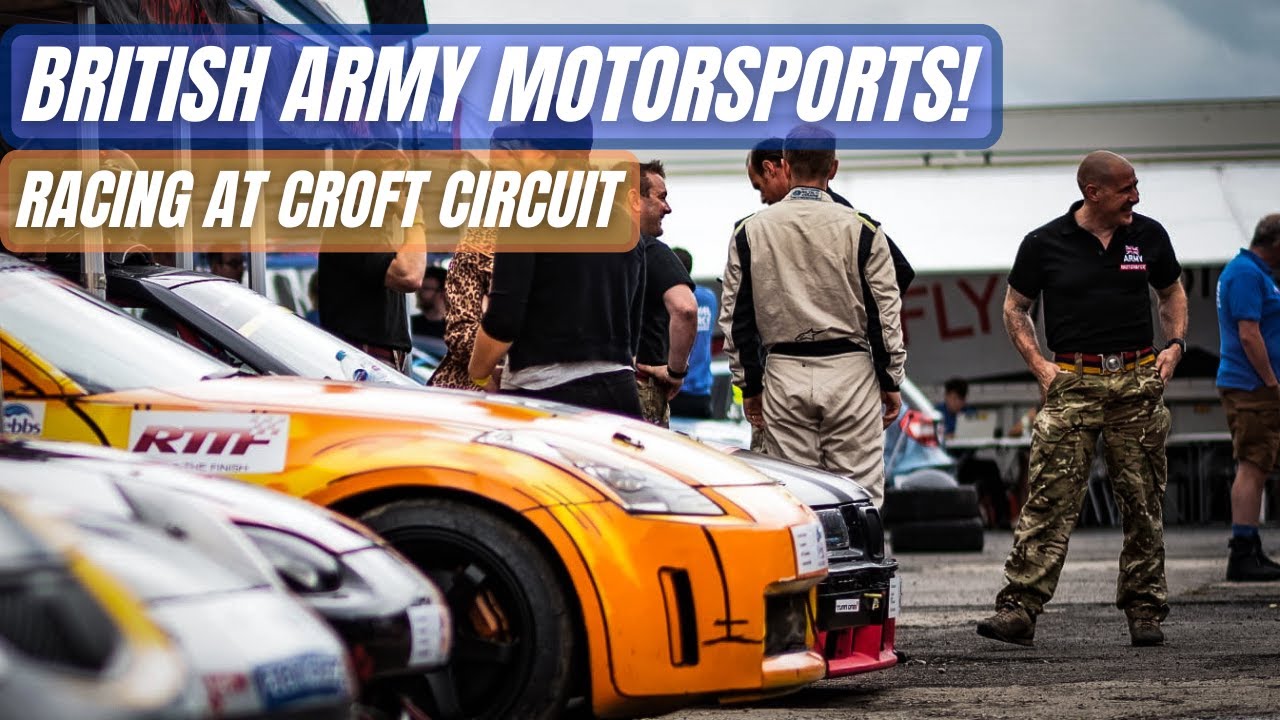 Racing Around Croft Circuit | British Army Motorsport! - YouTube