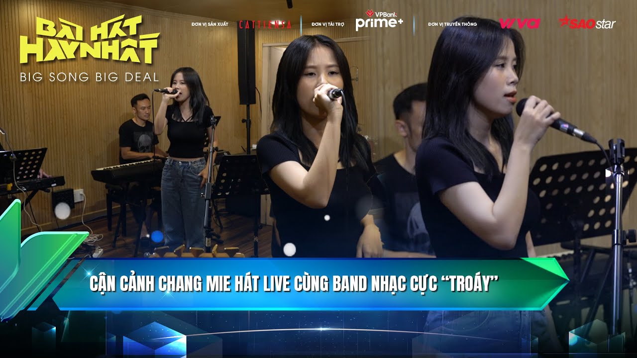 Cận cảnh Chang Mie hát live cùng band nhạc cực "cháy" | Bài Hát Hay ...
