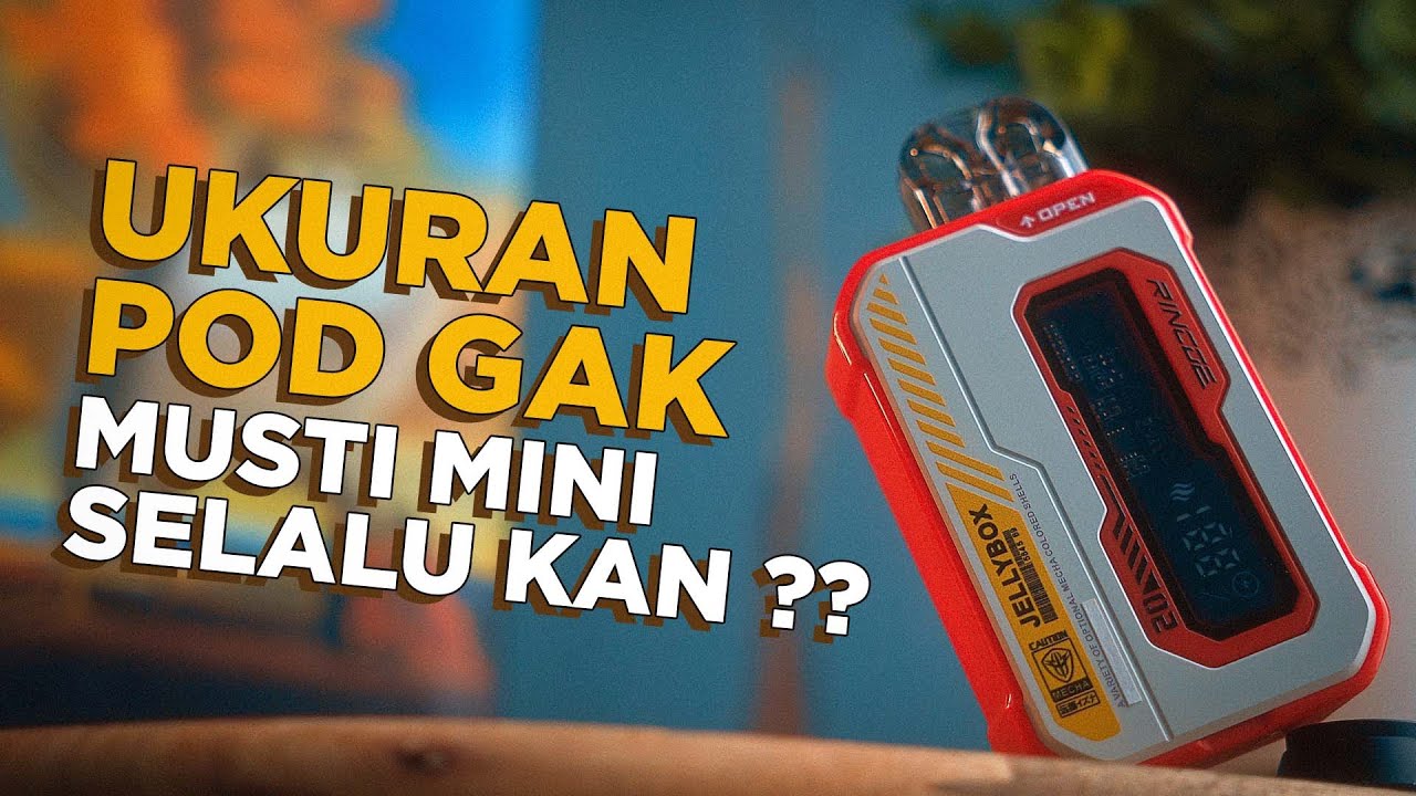 UKURAN POD GAK MUSTI MINI SELALU KAN?? JELLY BOX XS II BY RINCOE - YouTube