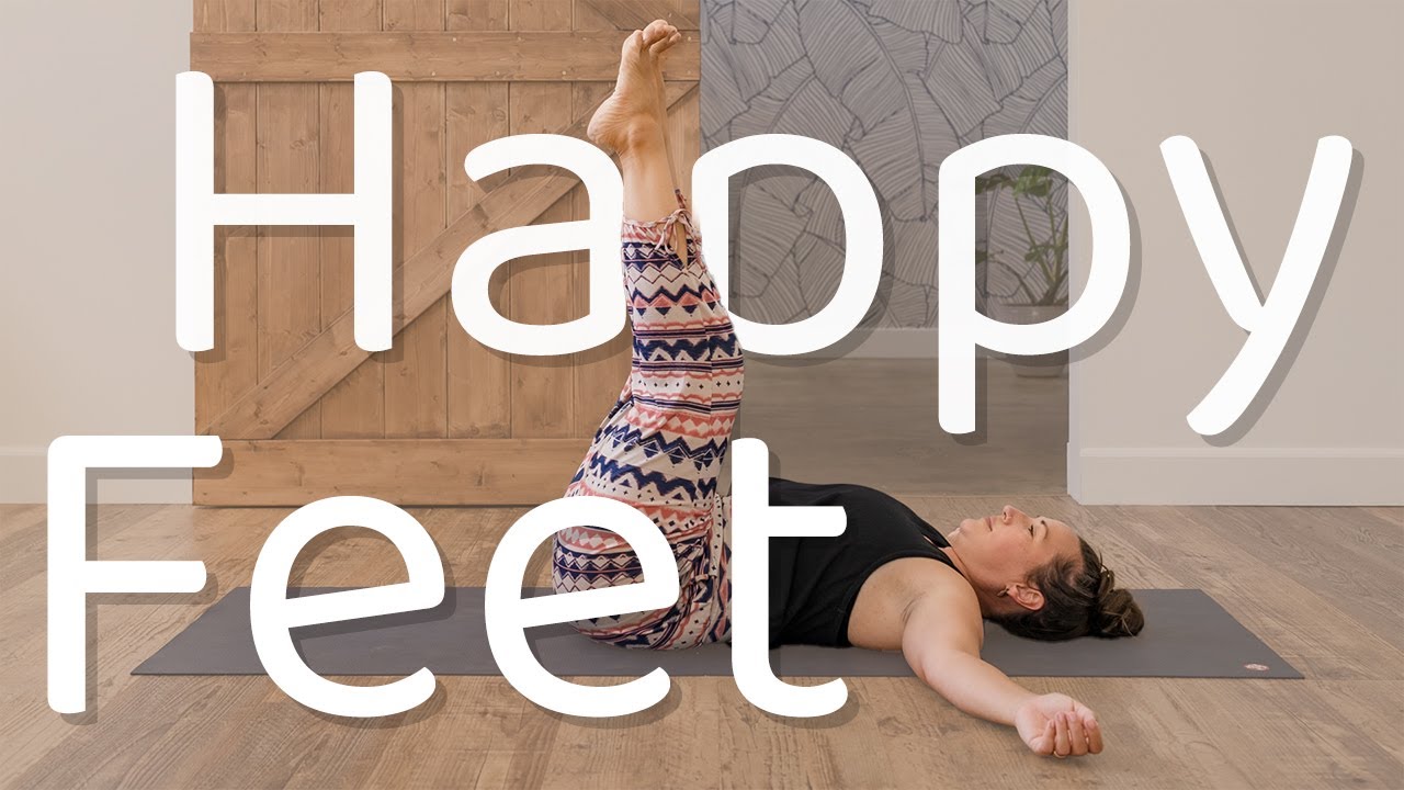 Yoga for Happy Feet: 12 Minute Ankle and Foot Stretching Session - YouTube