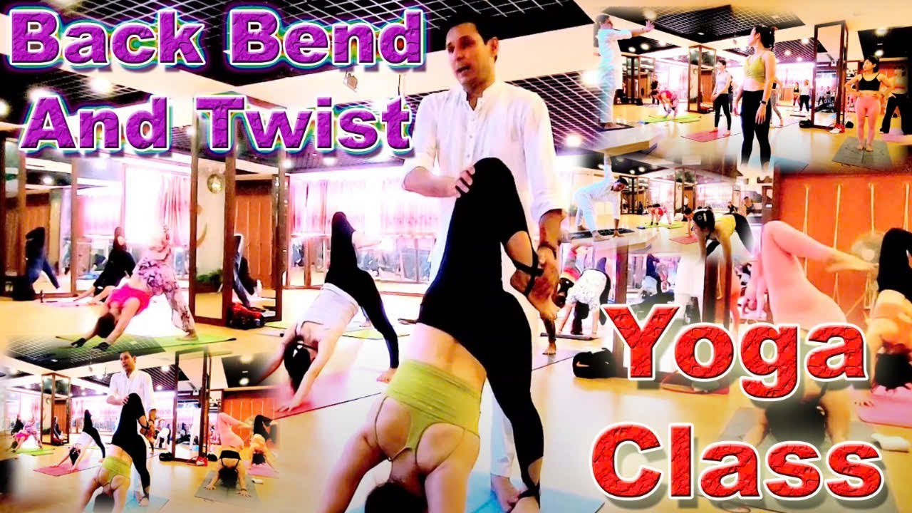 Back Bend And Twist Yoga Class - YouTube