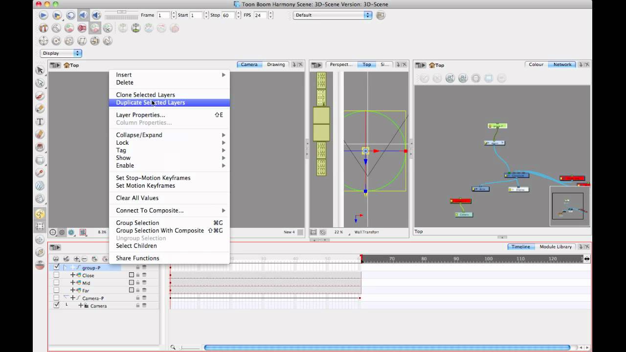 Toon Boom Tip #31 Working in a 3D Space - Week 3 Enabling 3D and 3D ...