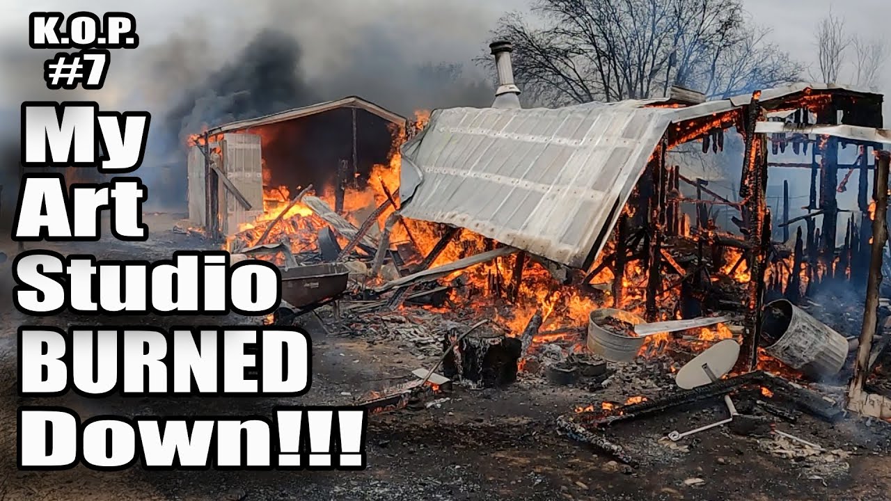 My Art Studio Caught Fire! Keep on Painting #7 - YouTube