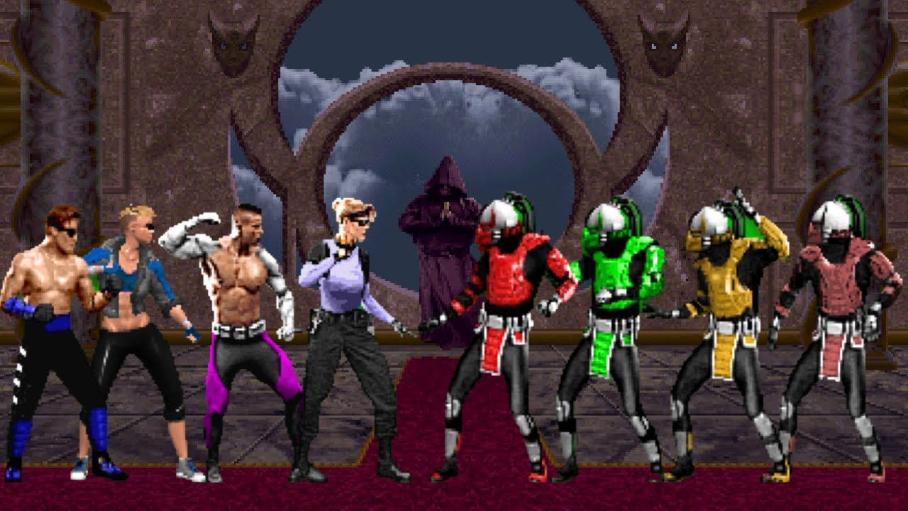 【Mortal Kombat】 Johnny Cage Team vs Cyborg Team 🔥 Epic Fight - YouTube