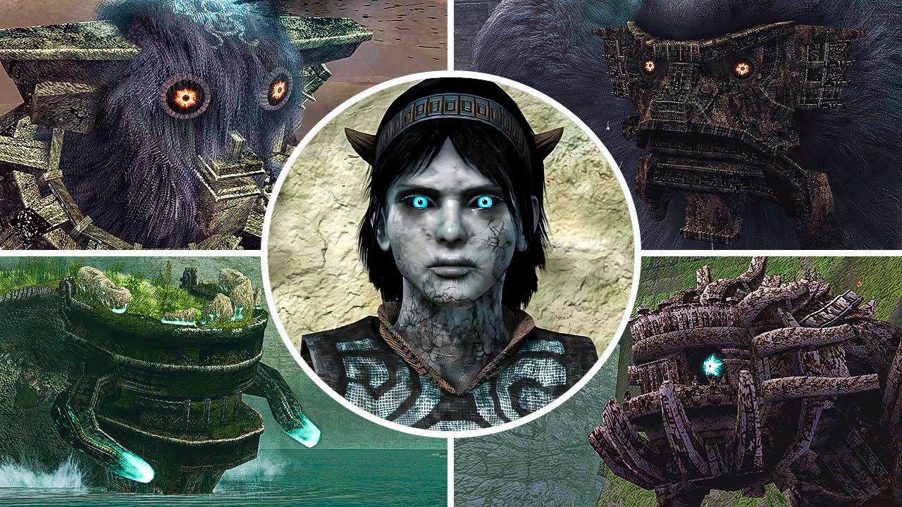 Shadow of the Colossus (PS2) - All Bosses & Ending | 4K 60FPS - YouTube