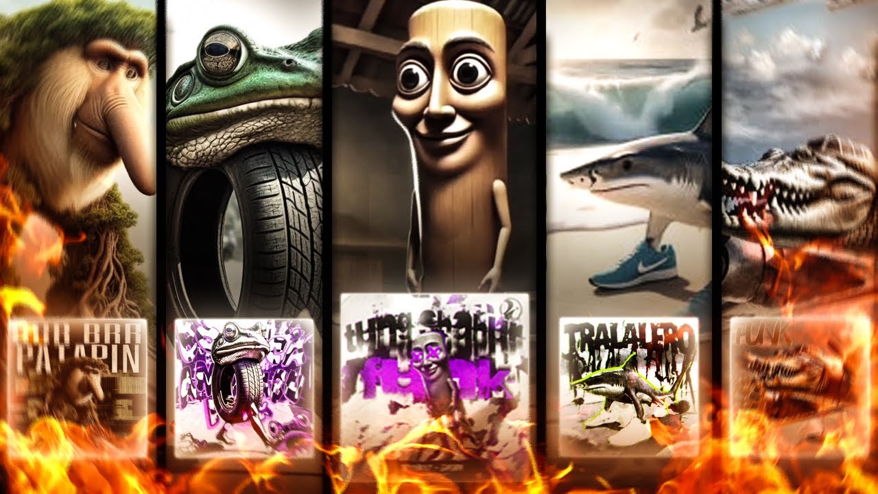 All Brainrot Animals Meme Funk!? - YouTube Music