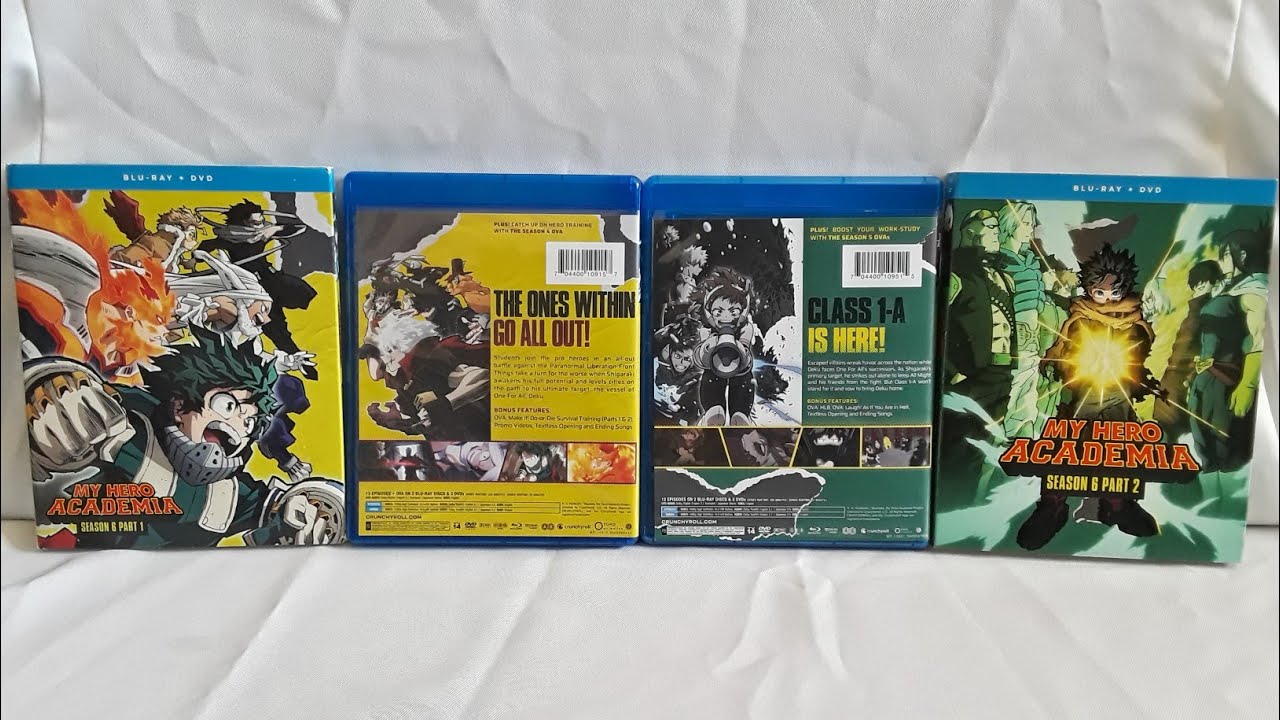 Unboxing My Hero Academia Season 6 Blu-rays - YouTube