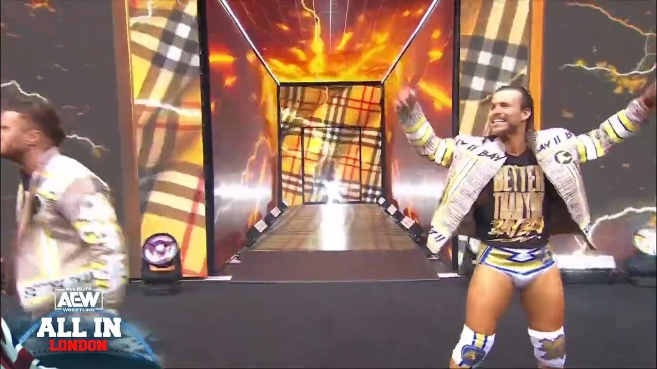 Adam Cole & MJF Entrance AEW All In 2023 - YouTube