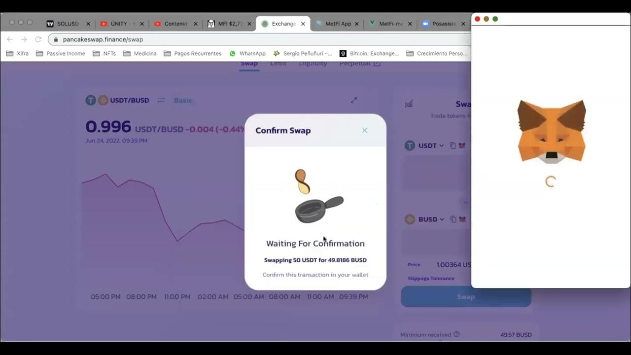 ¿CÓMO COMPRAR BUSD, BNB y MFI EN PANCAKE SWAP? - YouTube