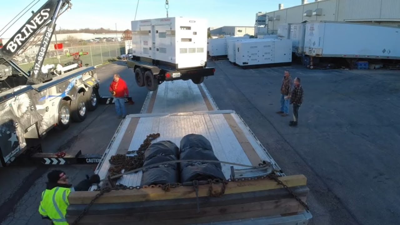 #758 Tow Truck to load Generators and Cable Reels The Life of an Owner ...