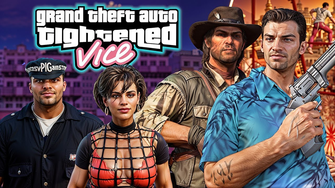 GTA Tightened Vice - Hardest Mod Before GTA 6 + Red Dead Redemption PC ...