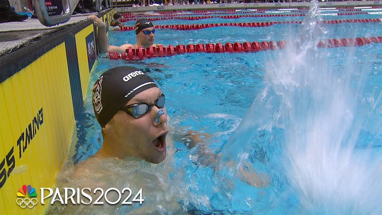 Hunter Tapp HOLDS ON to win 200m backstroke in Knoxville | NBC Sports ...