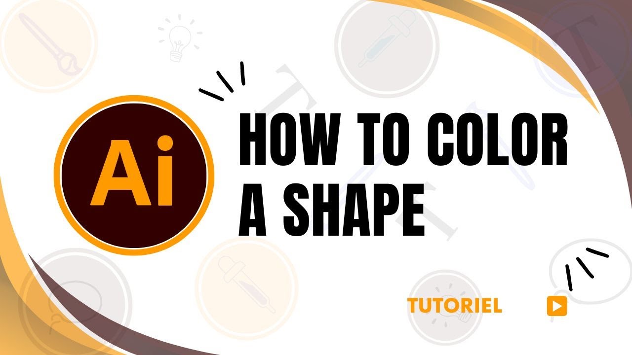 How to color a shape in Illustrator - YouTube