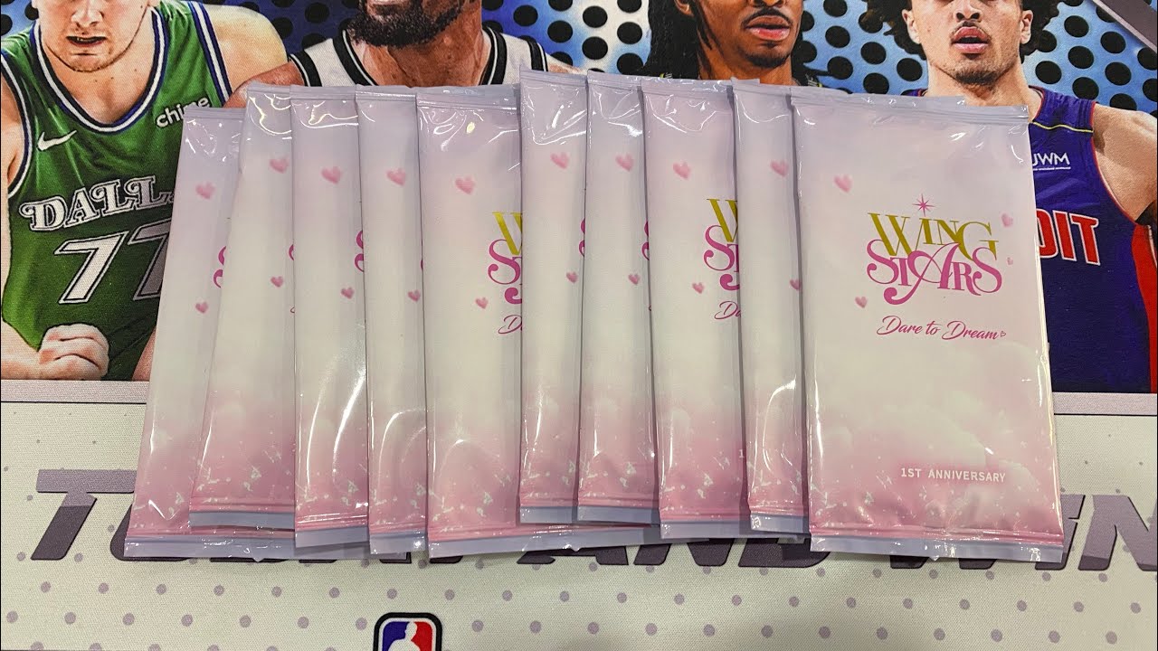 Wing Stars 1st成軍週年紀念女孩卡 10包開拆紀錄 - YouTube