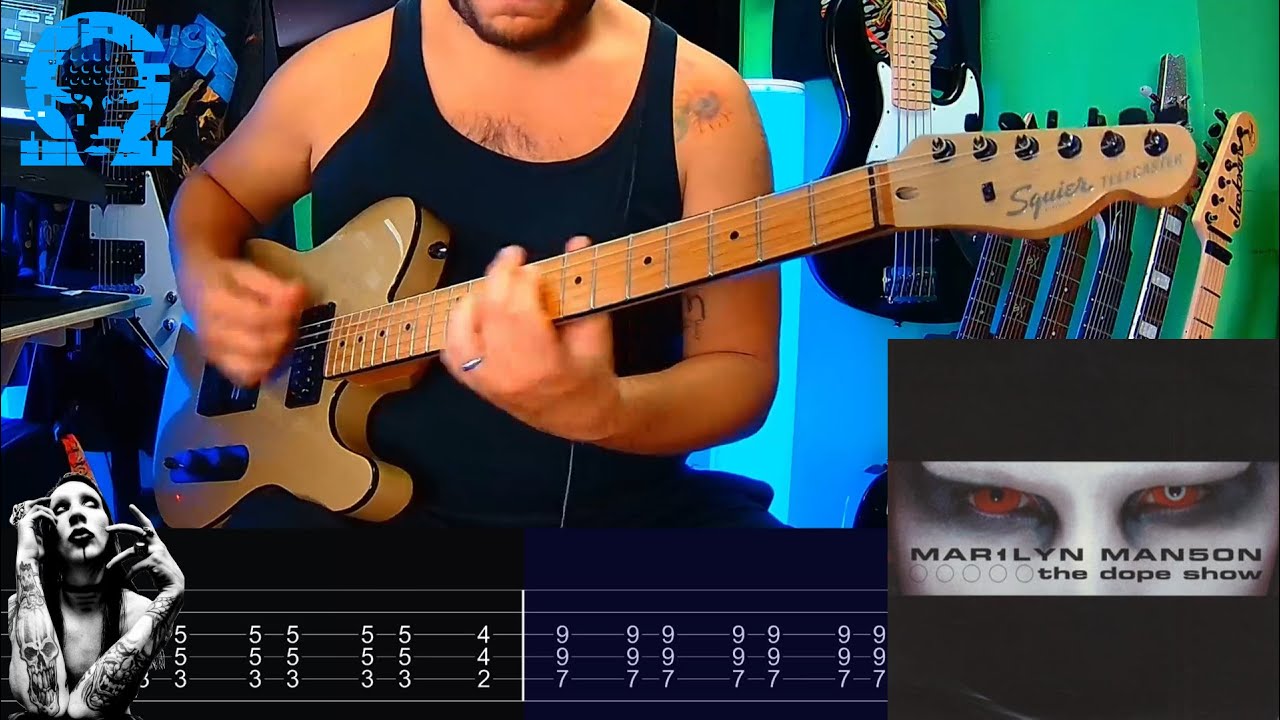 The Dope Show - Marilyn Manson | Guitar Tab Tutorial - YouTube