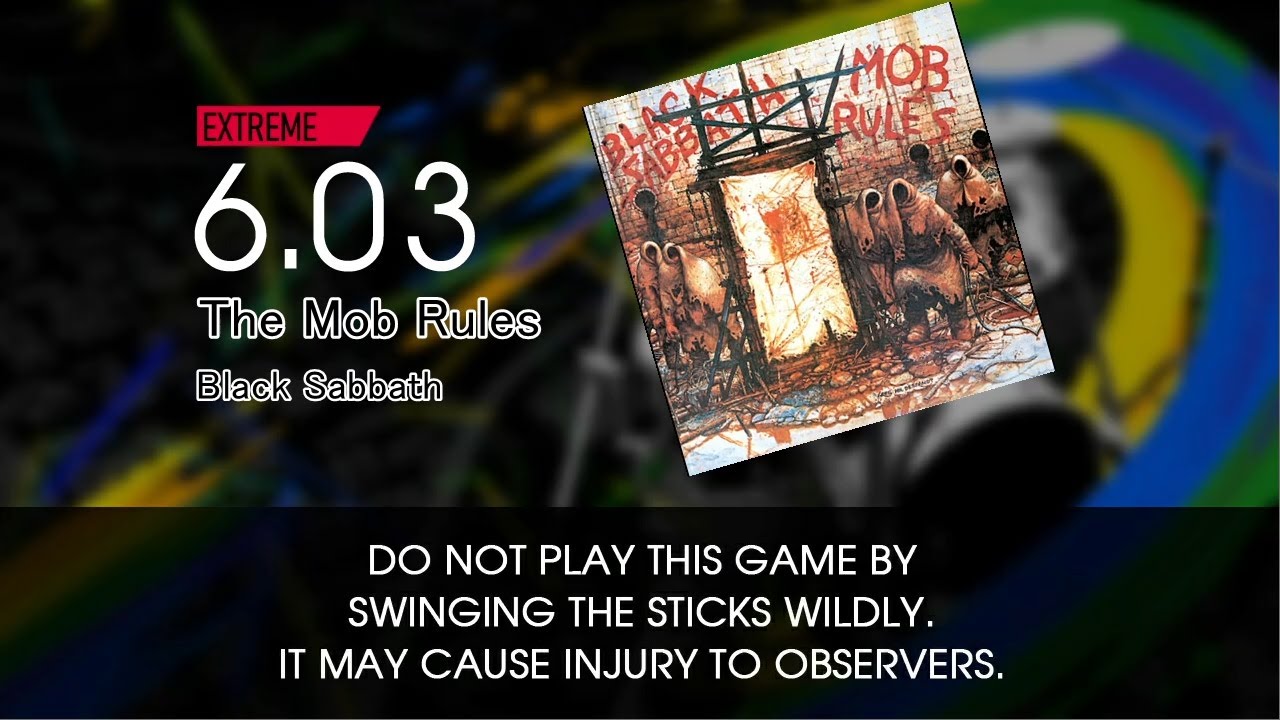 【DTXMania】Black Sabbath - The Mob Rules - YouTube