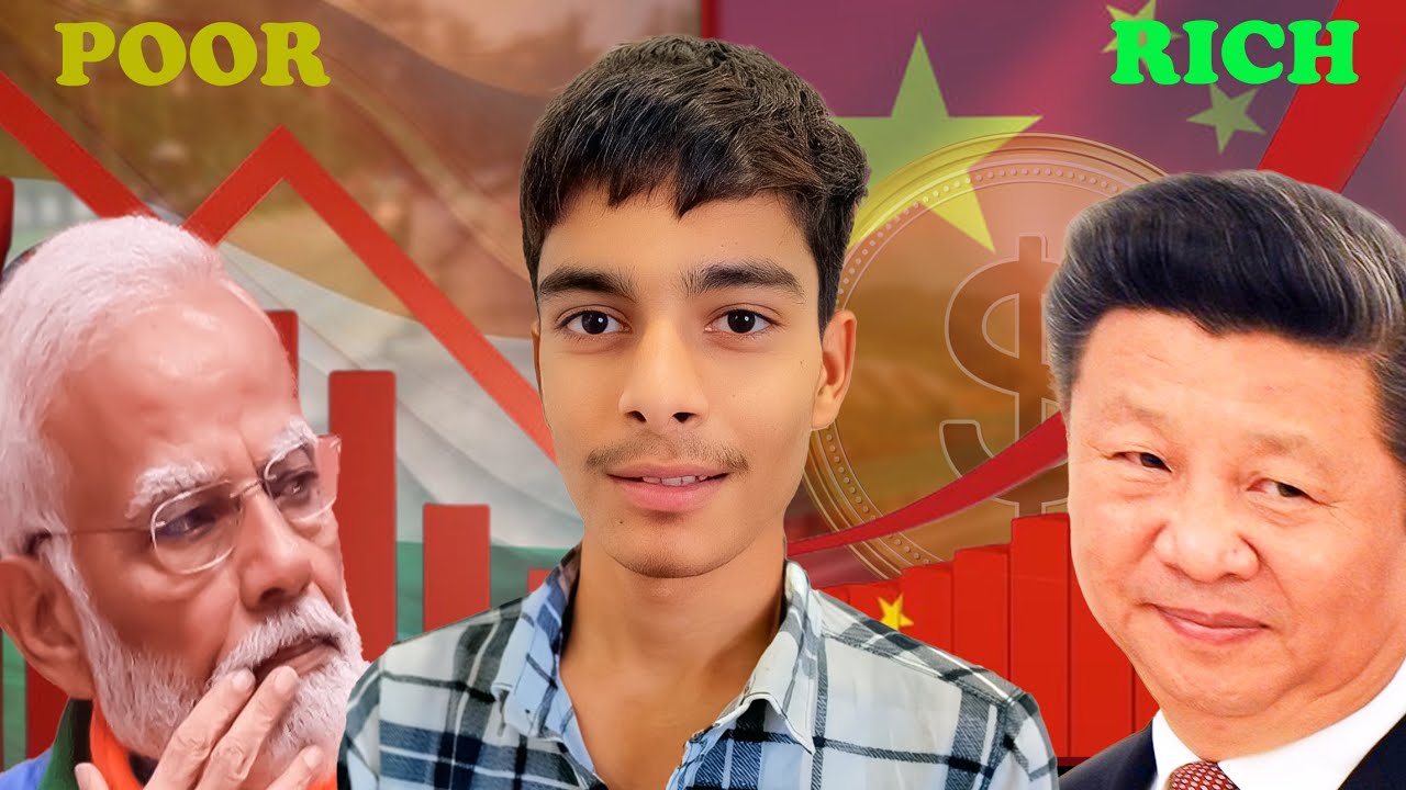 How did India lag behind China in terms of development? AKASH /MOHIT ...