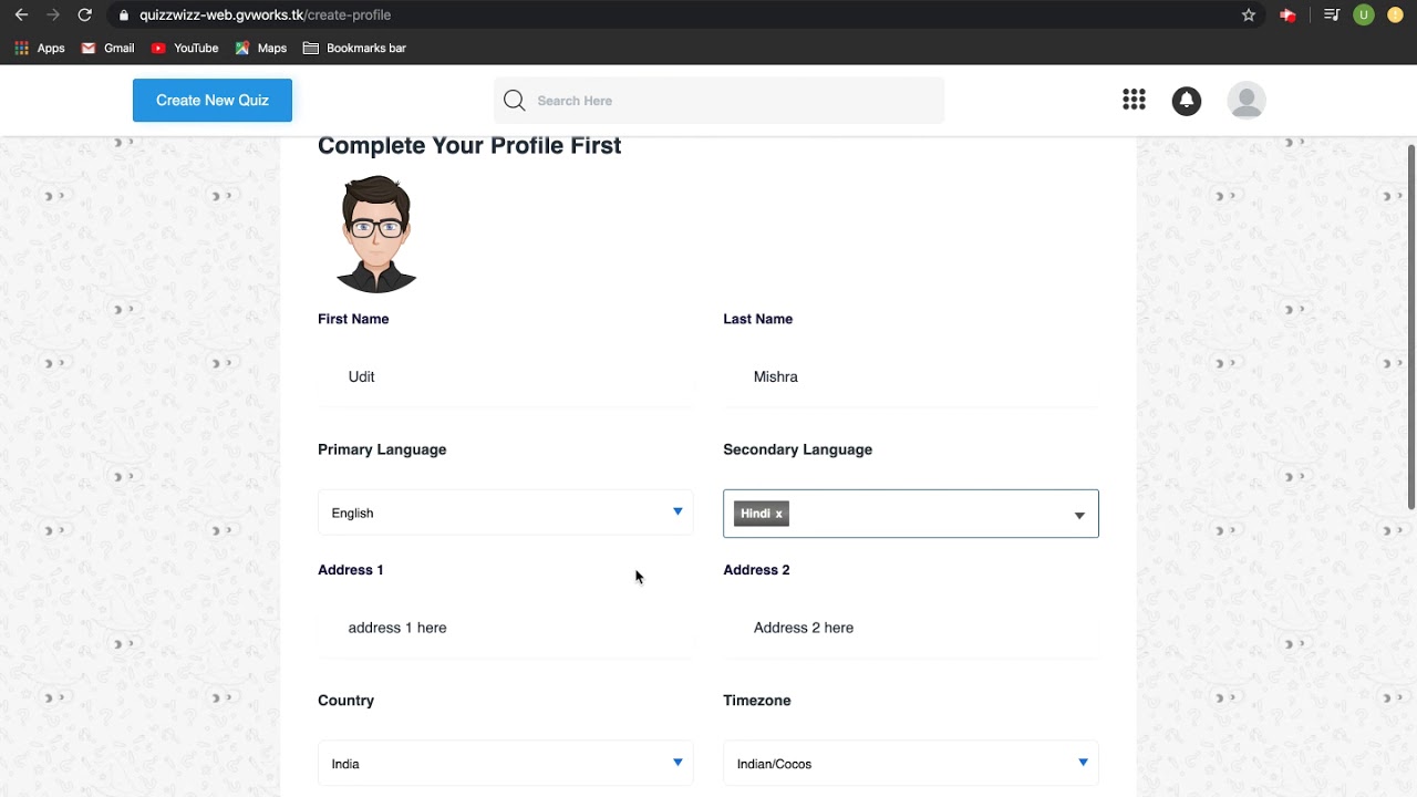 2. Profile completion and updation - YouTube