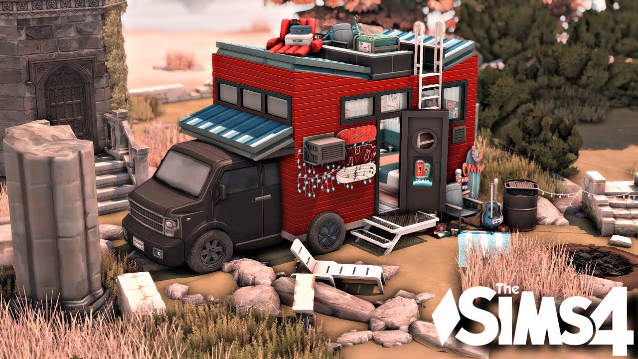 Kyle Kyleson Camper | No CC | The sims 4 | Stop motion Speed build ...