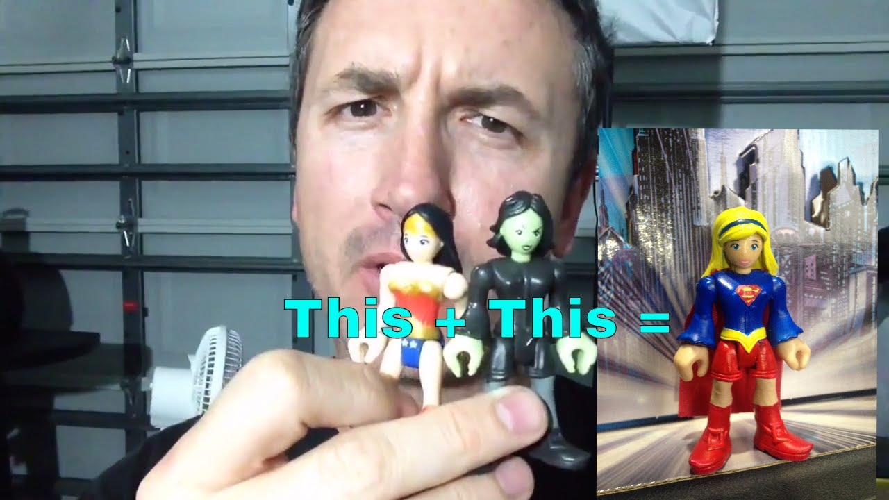 How to turn these imaginext wonder woman and imaginext witch into a ...