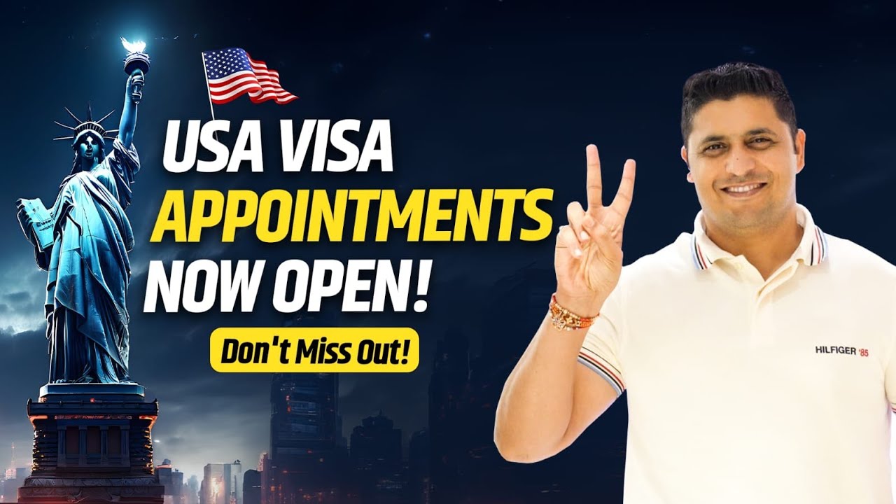 USA appointment from India | USA visa slots update | Detailed video ...