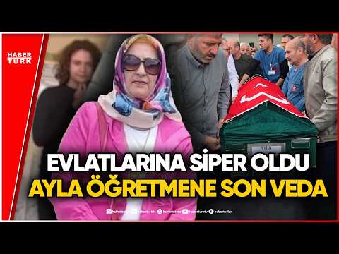 Türkiye'yi Yıkan Görüntü! Ayla Öğretmen Ve Öğrencileri Yan Yana Uğurlanıyor