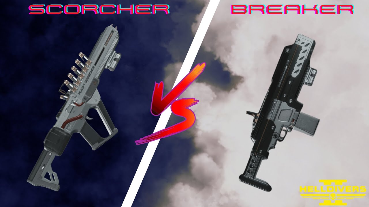Helldivers 2 | What is the best weapon? Scorcher VS Breaker! - YouTube