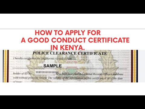 HOW TO APPLY FOR A POLICE CLEARANCE CERTIFICATE IN KENYA.MY EXPERIENCE AT DCI OFFICES,KIAMBU ...