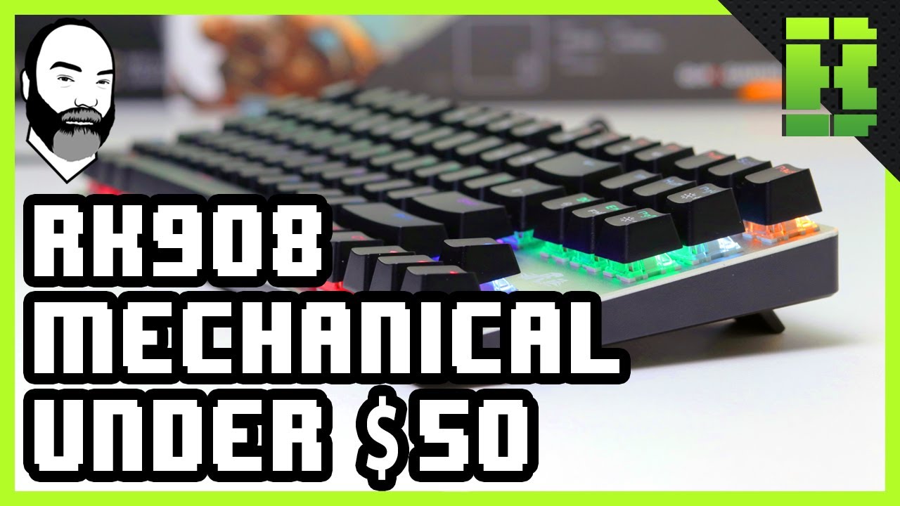 Cheap Rgb Mechanical Gaming Keyboard | RK908 Review - YouTube