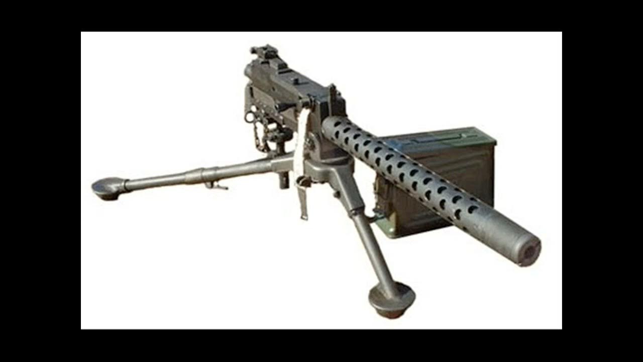 M1919 machine gun sounds - YouTube