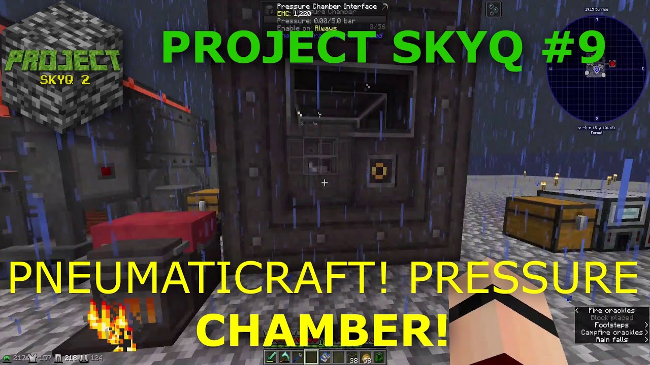 Inizio la PNEUMATICRAFT! PRESSURE CHAMBER! - Project SkyQ 2 #9 - YouTube