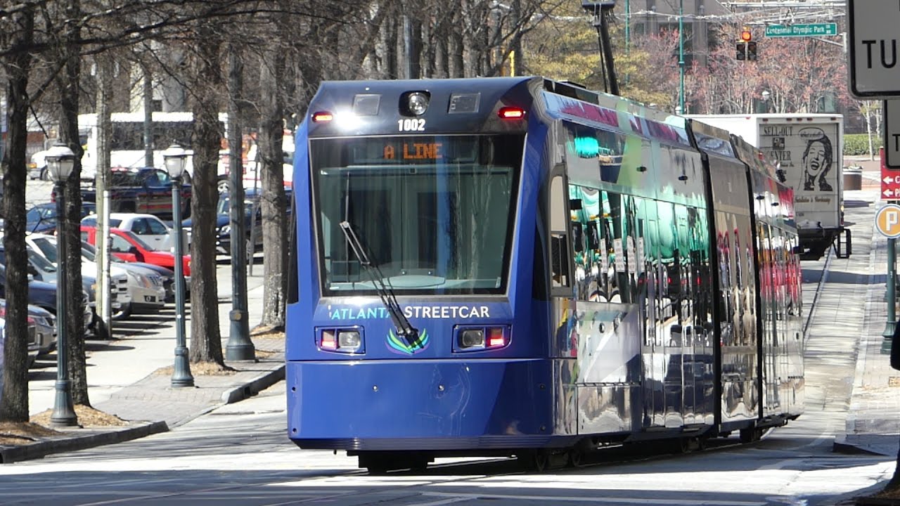 Atlanta Streetcar: 2014 Siemens S70 A Line Atlanta Streetcar #1002 at ...