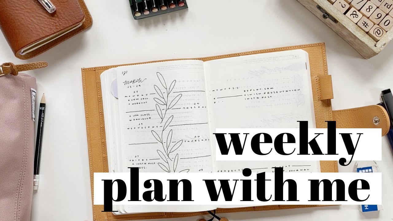 Weekly Plan with Me using the Alastair Method + Tips on how I Plan ...