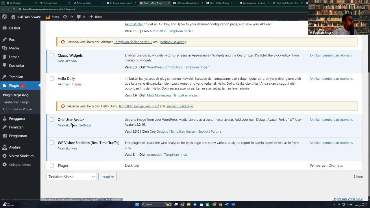 ZOOM WORDPRESS DASAR - YouTube
