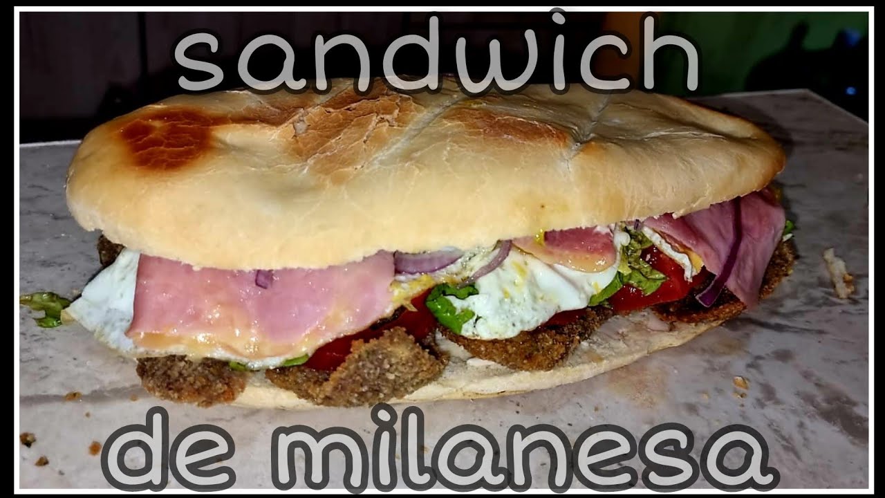 sandwich de milanesa mejor que el tucumano - YouTube