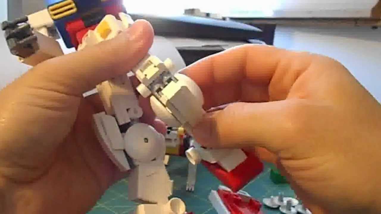 Lego Gundam mini ガンダム 2/2 - YouTube