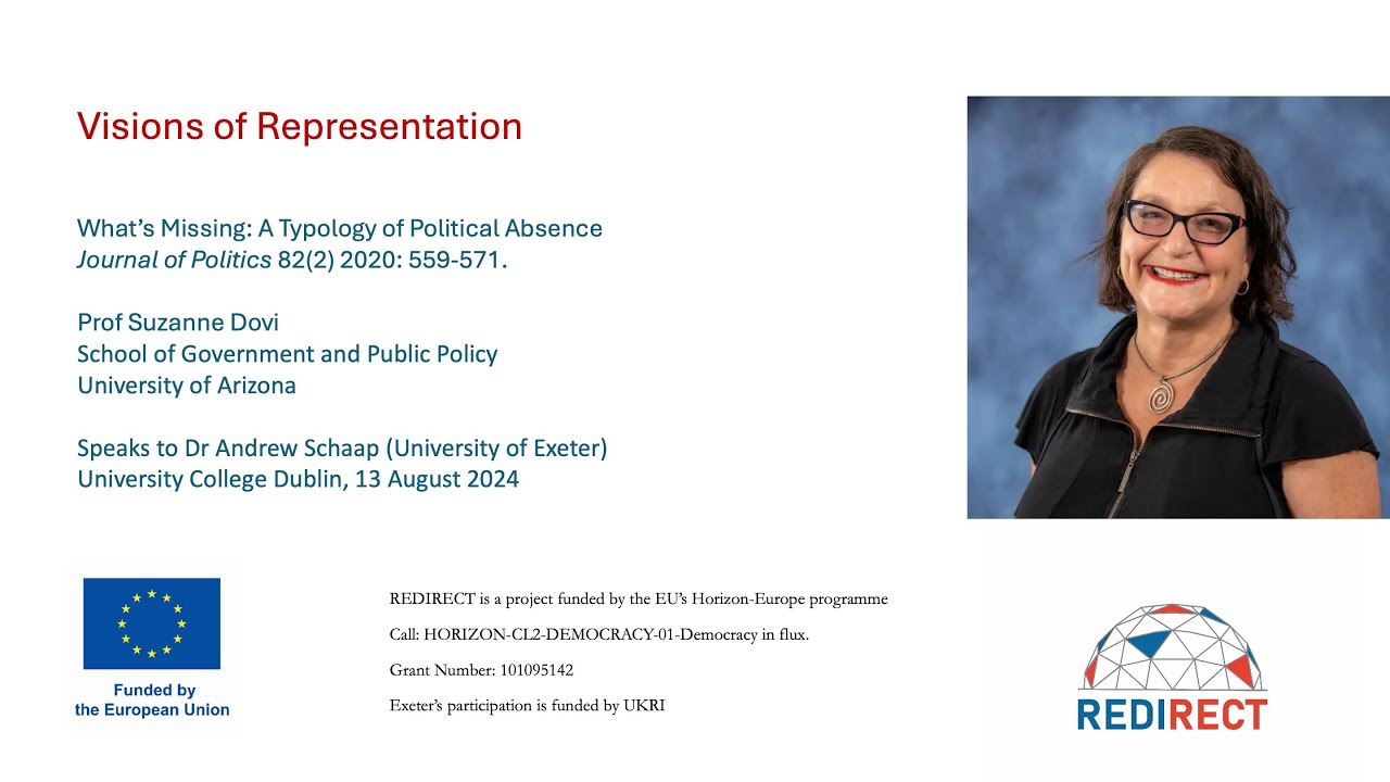 Visions of Representation (E2) - Suzanne Dovi on Representation and ...