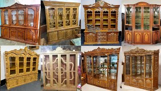 Top 20 + wooden wall showcase design latest design | Wooden showcase design