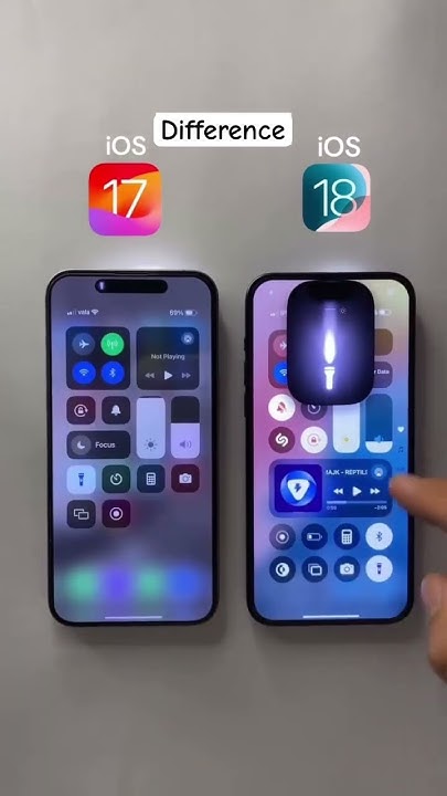 IOS-17 VS IOS-18 (Difference in I phone 15 pro max & 16 pro max ) # ...