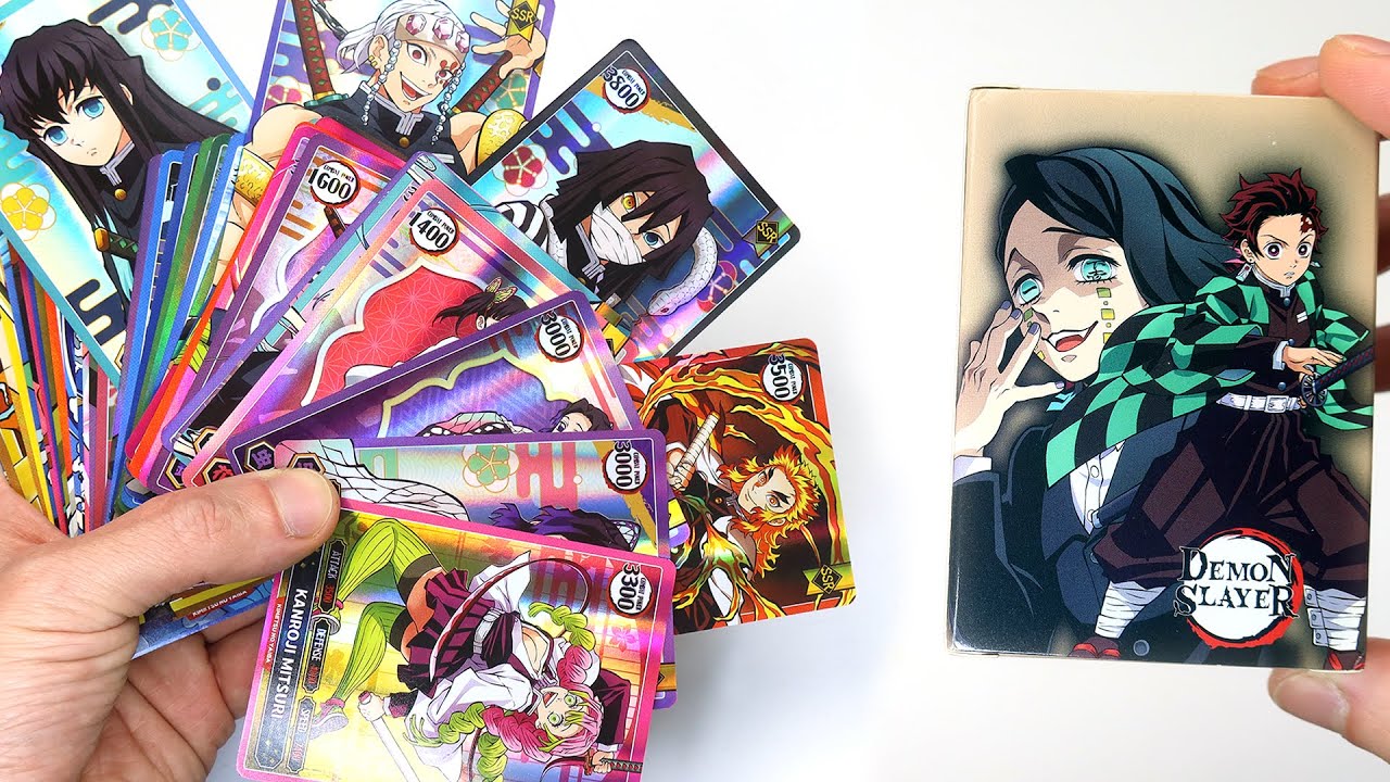 Opening Demon Slayer Cards Box from Aliexpress - YouTube