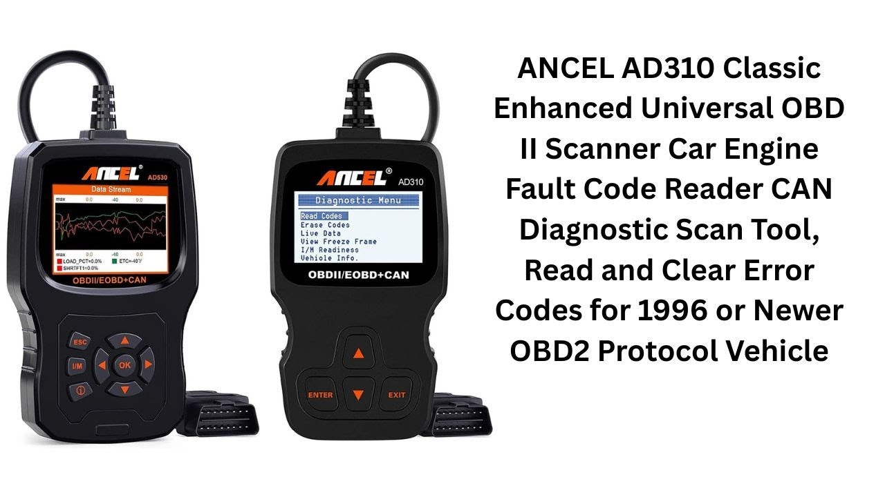 Best ancel AD310 OBD2 Scanner – Universal Car Code Reader - YouTube