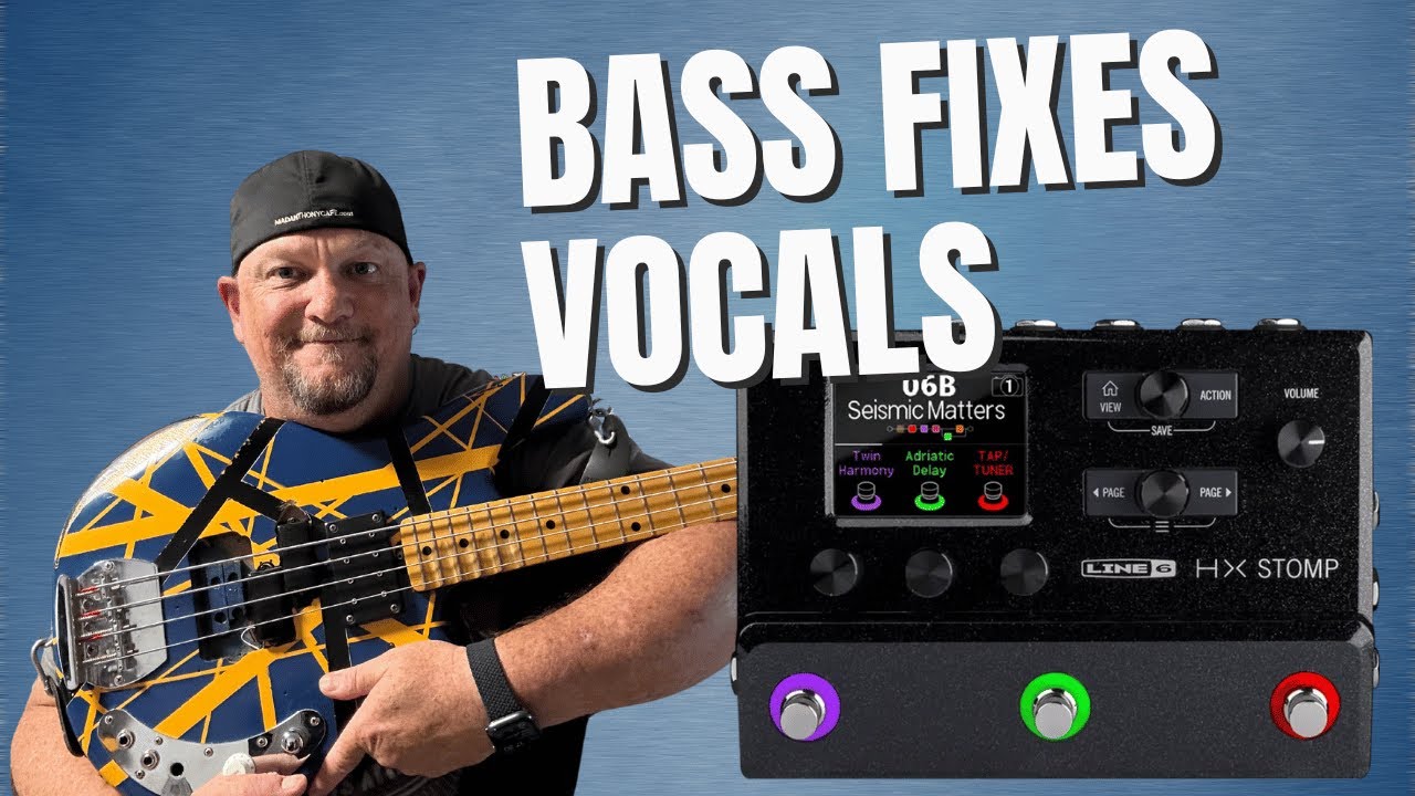 Simple Bass Tricks To Fix Singer Pitch Problems using HX Stomp - YouTube