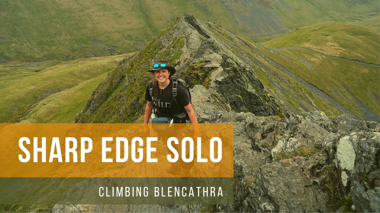 Lake District Walks | Sharp Edge Solo | Climbing Blencathra in the Lake ...