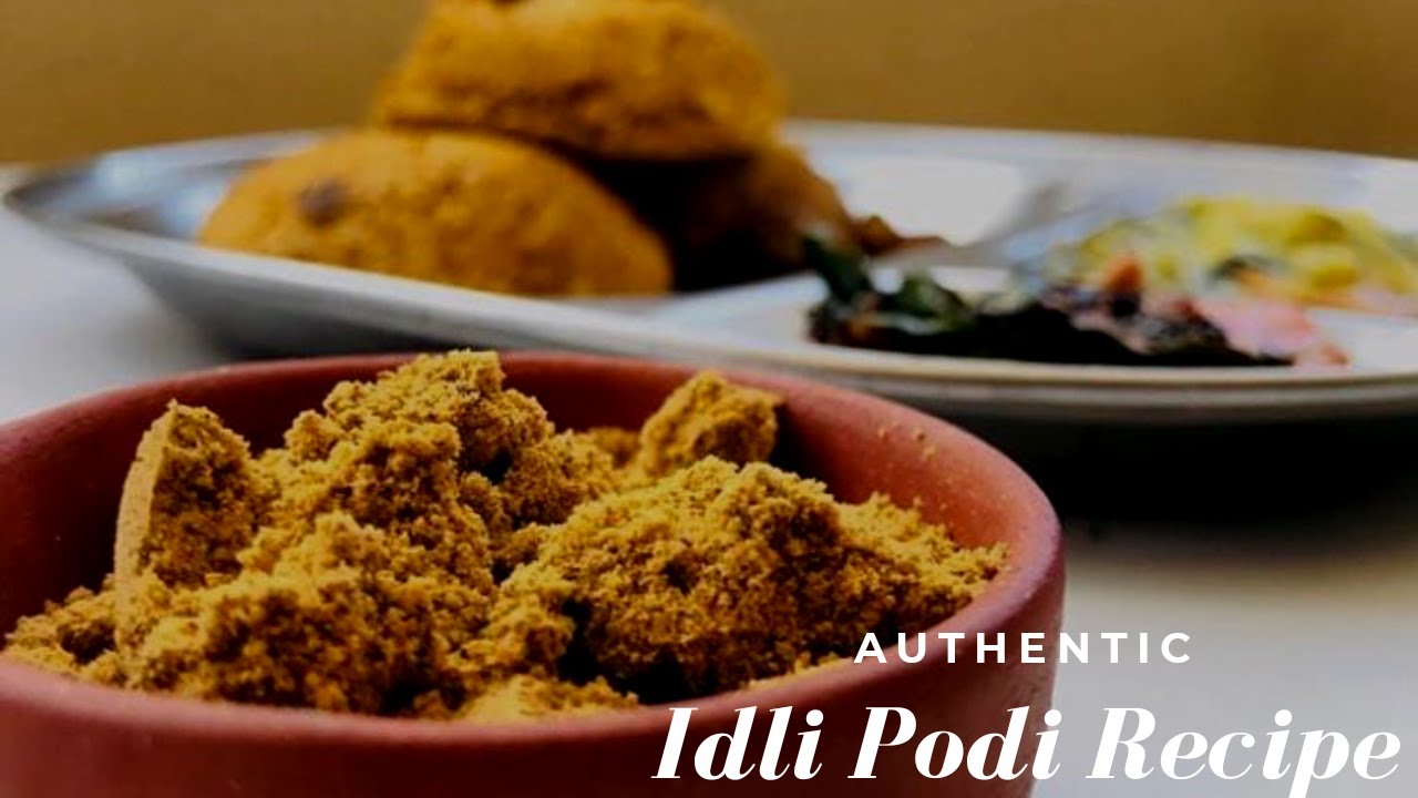 Idli Podi Recipe | Gunpowder Recipe | Idli Milagai Recipe - YouTube