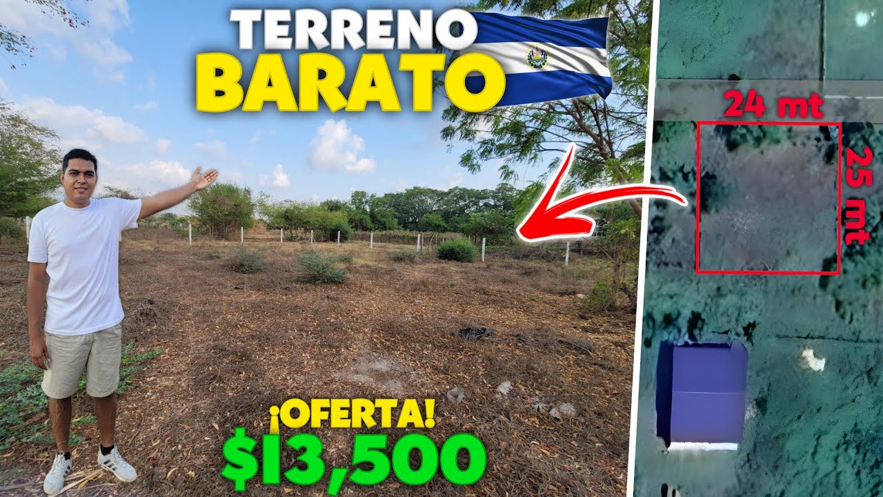 TERRENOS en OFERTA en EL SALVADOR 🇸🇻 ¡LOTES BARATOS ESTO CUESTAN! 🤑 ...