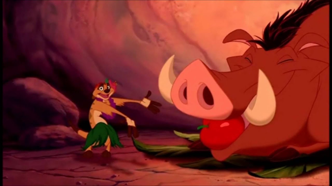 Rey León, Timon y Pumba Baile hula hula (Versión Latina) HD - YouTube