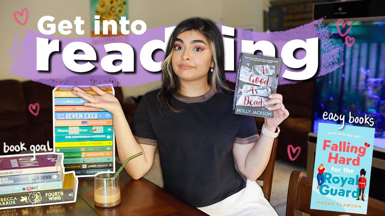 How I got into reading 📚 | easy book recommendations, tips and getting ...
