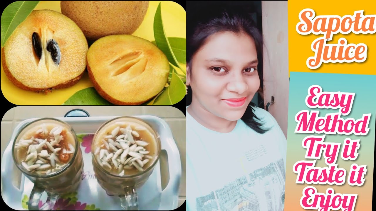 Sopota juice - chiko juice - make it//taste it//enjoy with the yummy ...